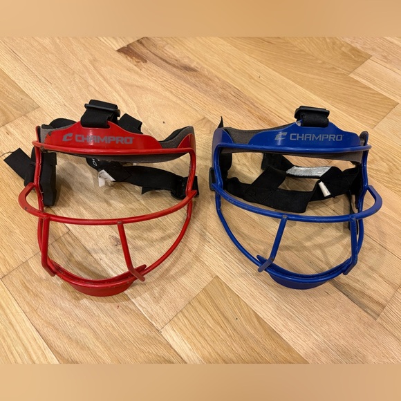 Champro | Other | Champro Face Guard Mask Shield Softball Baseball Blue ...